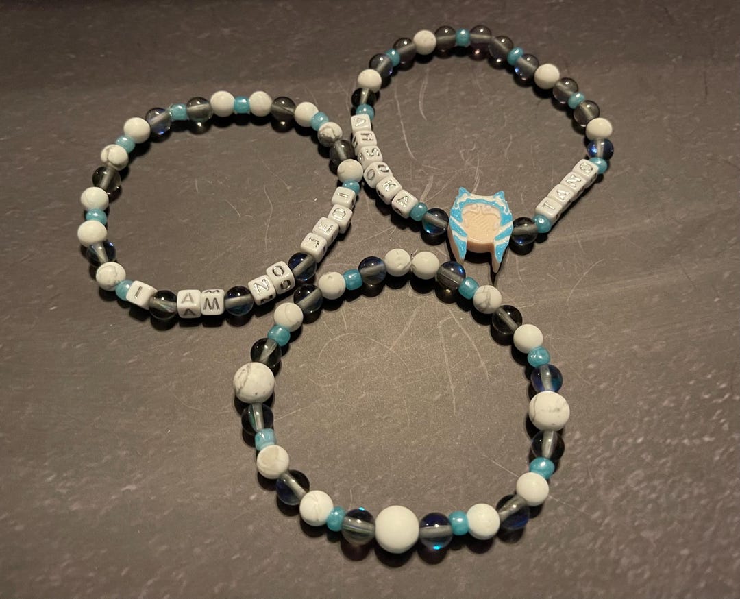 I Am No Jedi Ahsoka Tano Friendship Bracelet Combo - Etsy