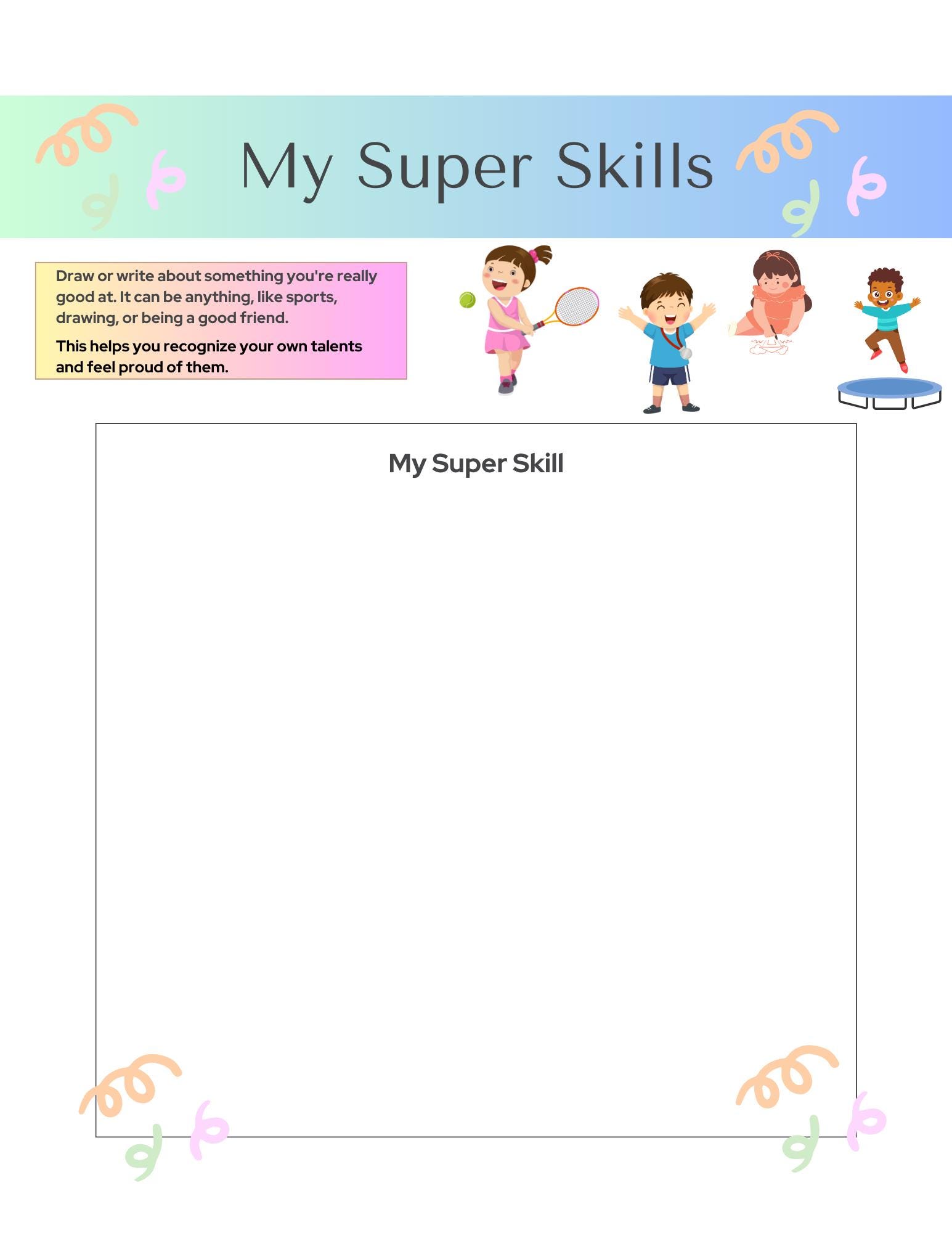 Positive Kids Activity Pack - Etsy