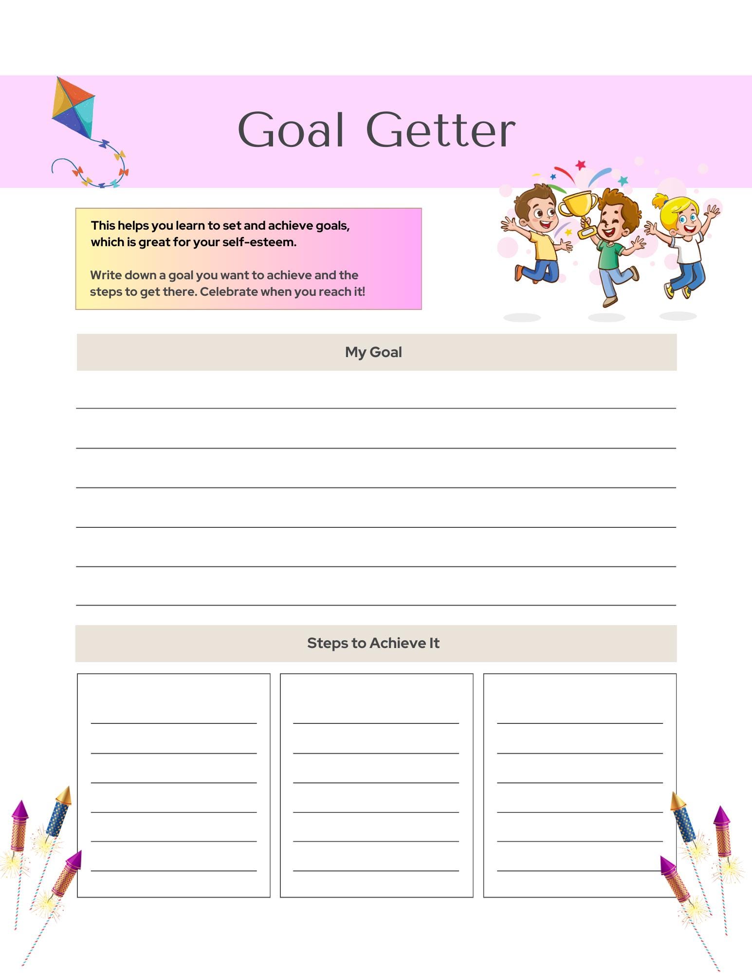 Positive Kids Activity Pack - Etsy