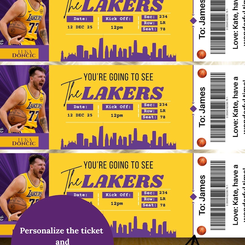 Lakers Tickets Gift - 60+ Gift Ideas for 2026