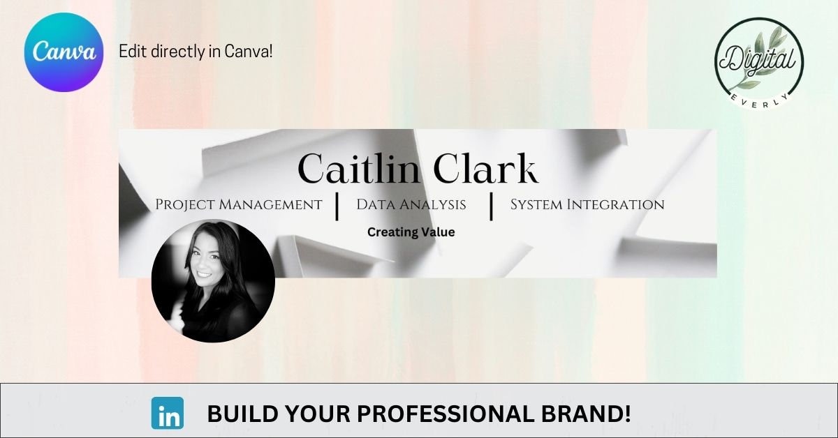 Professional Linkedin Banner Sleek & Unique - Etsy