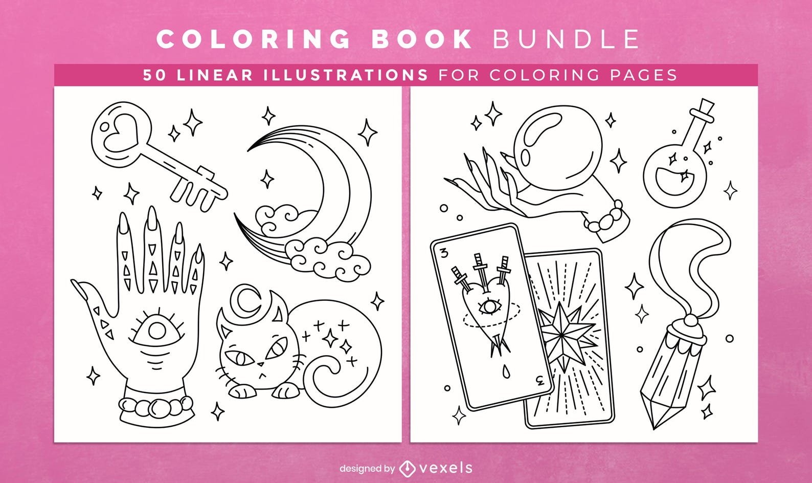 MAGIC COLORING CARDS | Black and White Images on 4x6" Card Stock ...