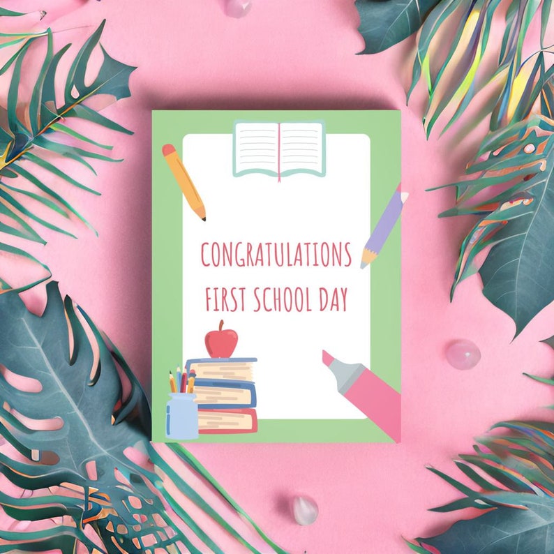 First Day of School Poster, Printable & Editable, Customize With PDF, I ...