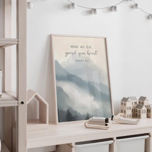 Set of 3 Boy Bible Verse Posters,adventure Theme Boy Room Gift,outdoors ...