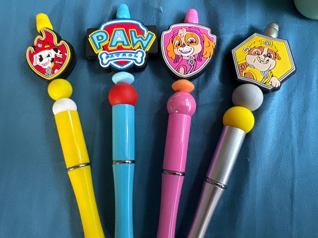 Paw Patrol Beaded Ballpoint Pens - Etsy