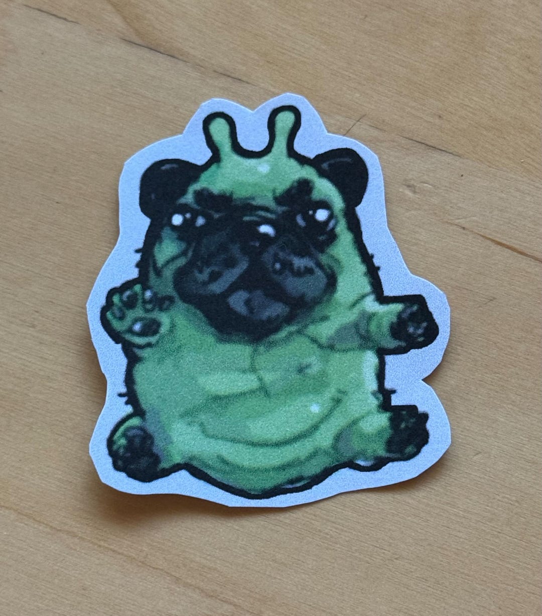Pibble Alien Dog Sticker - Etsy