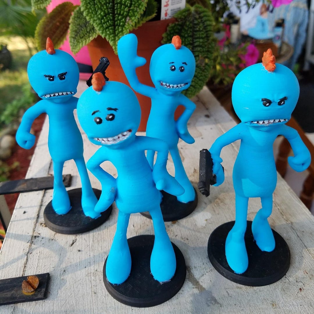Rick and Morty Assortment of Mr. Meeseeks Action Figure / Rick and ...