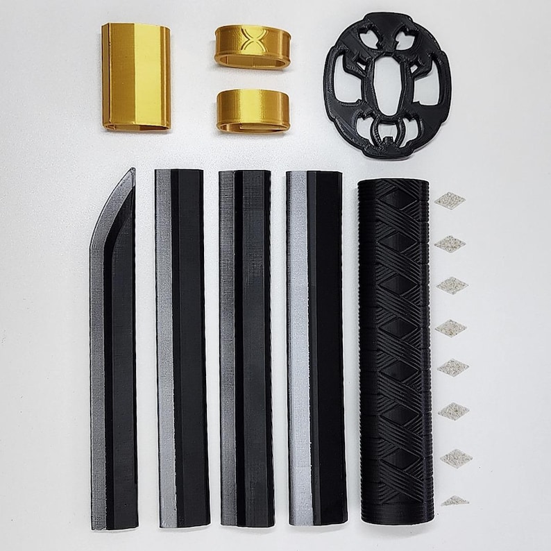 BLACK CLOVER Yumi Sukehiro's Katana Sword/collapsible Retractable Sword ...