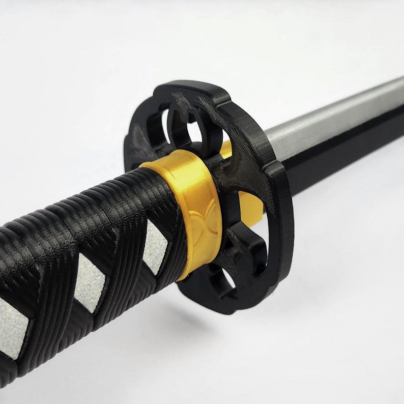 BLACK CLOVER Yumi Sukehiro's Katana Sword/collapsible Retractable Sword ...