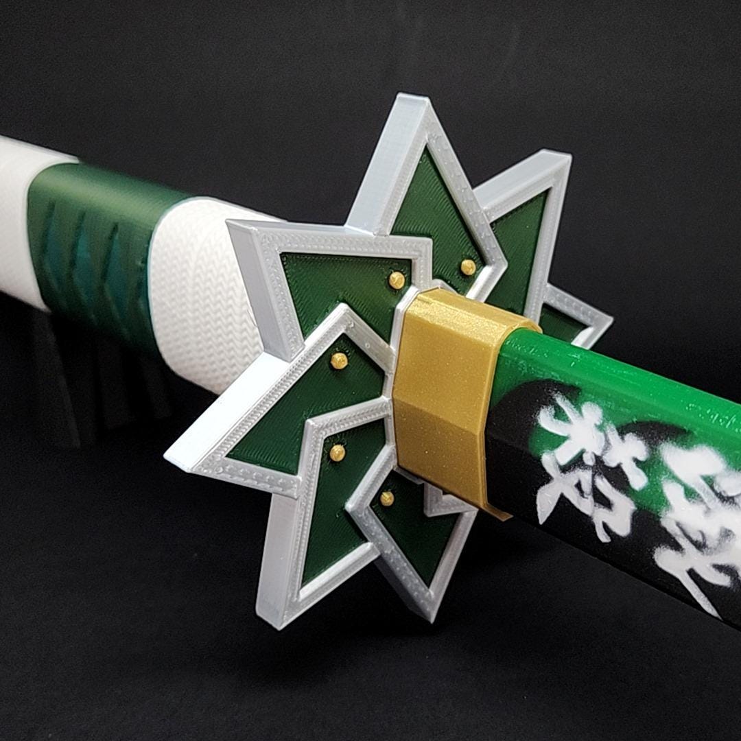 DEMON SLAYER Sanemi Shinazugawa's Katana/collapsible Retractable Sword ...