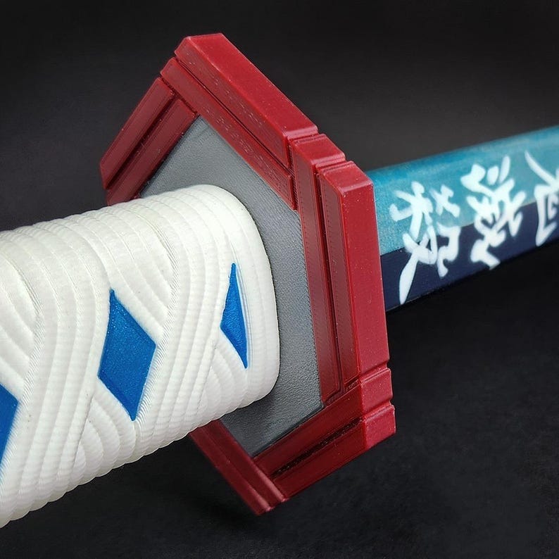 DEMON SLAYER Giyu Tomioka's Katana Sword/collapsible Retractable Sword ...