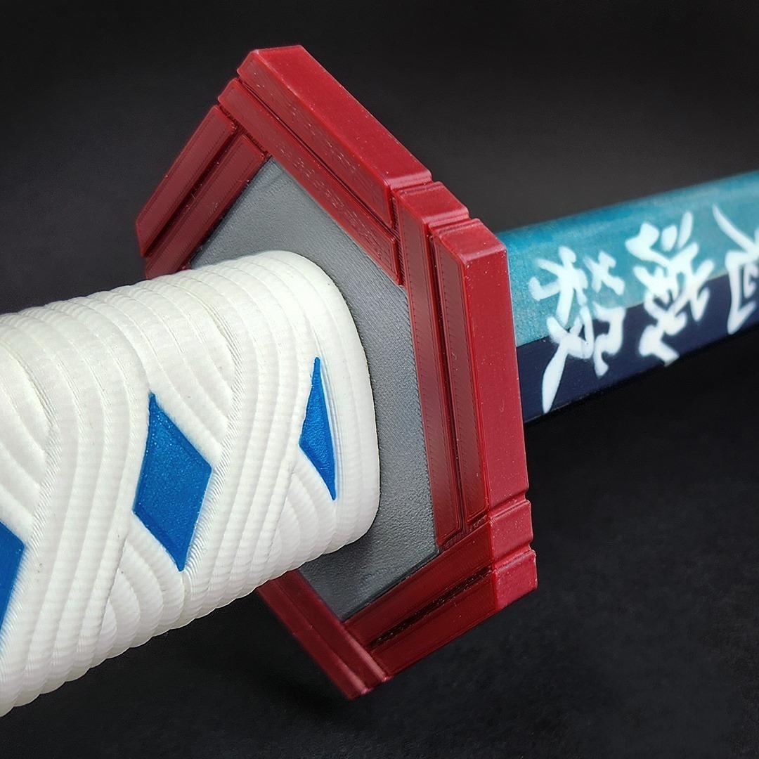 DEMON SLAYER Giyu Tomioka's Katana Sword/collapsible Retractable Sword ...