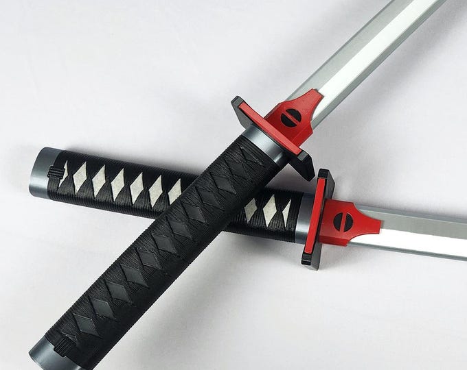 SAMURAI CHAMPLOO Jin 's Katana /collapsible Retractable Sword/handmade ...