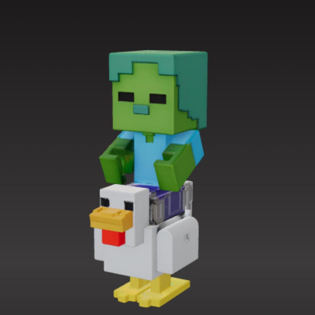 Buy Chicken Jockey / Viral Italian Brainrot / 3D Print Handmade / Viral ...