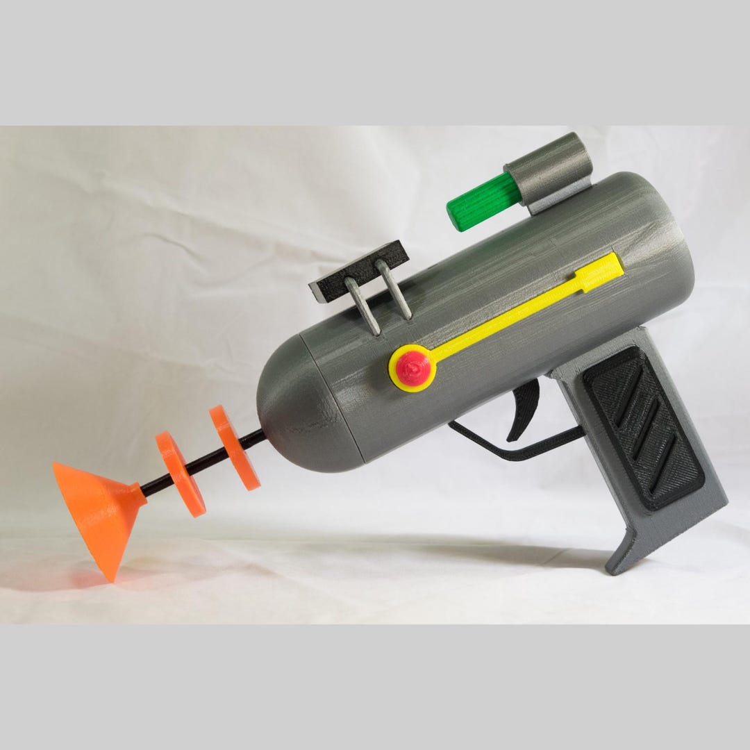 Rick's Laser Gun From Rick and Morty Action Figure / Rick's Portal Gun ...