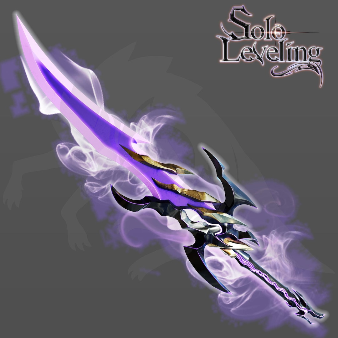 Sung Jin Woo Dagger From Epilogue Arc Solo Leveling for Sword / Cosplay ...