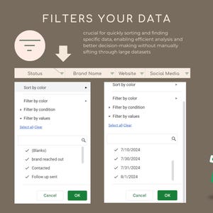 Influencer Collab Google Sheet Tracker, Spreadsheet Tracker for UGC ...
