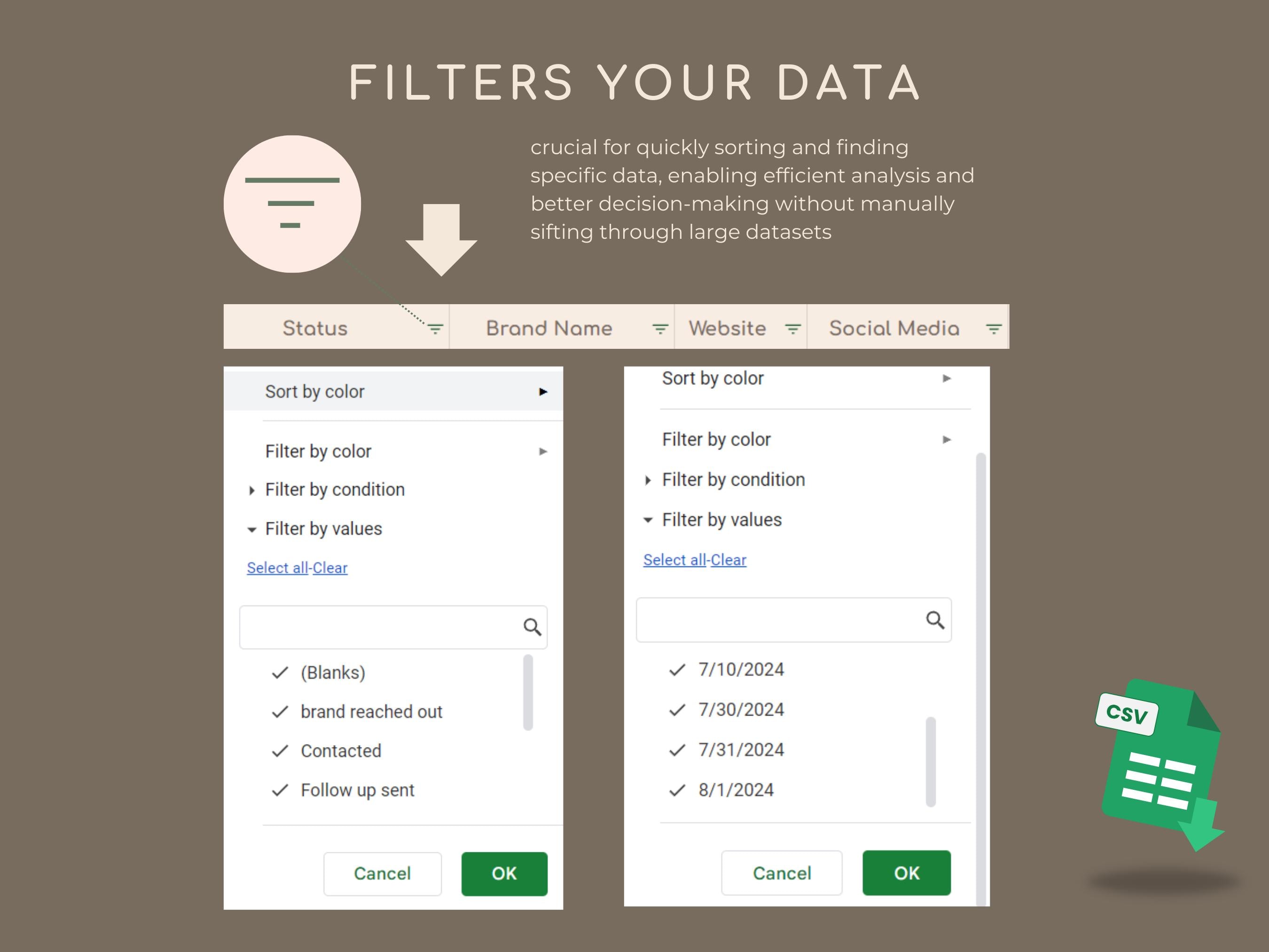 Influencer Collab Google Sheet Tracker, Spreadsheet Tracker for UGC ...
