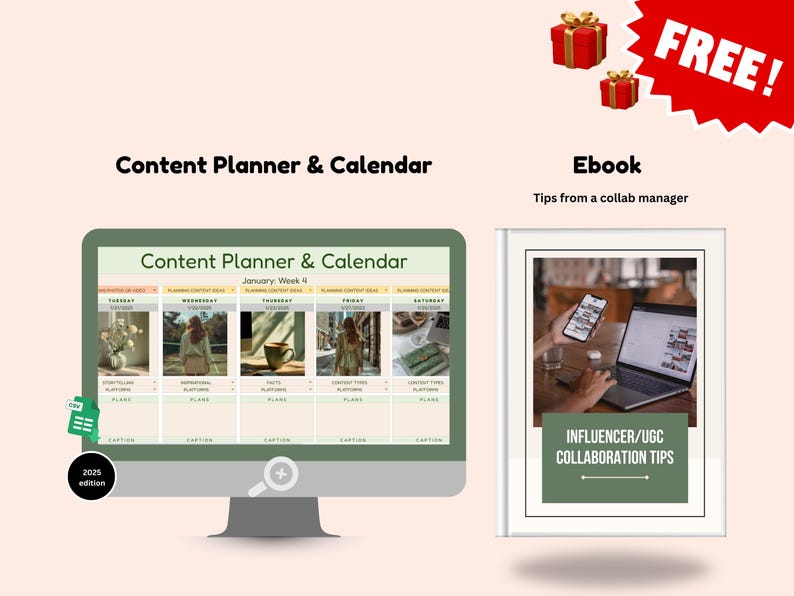 Influencer Collab Google Sheet Tracker, Spreadsheet Tracker for UGC ...