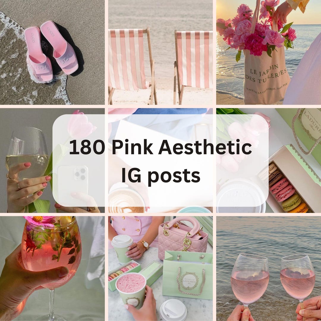 Pink Aesthetic IG Photo Stories, Pink Aesthetic Stock Images, Stock ...