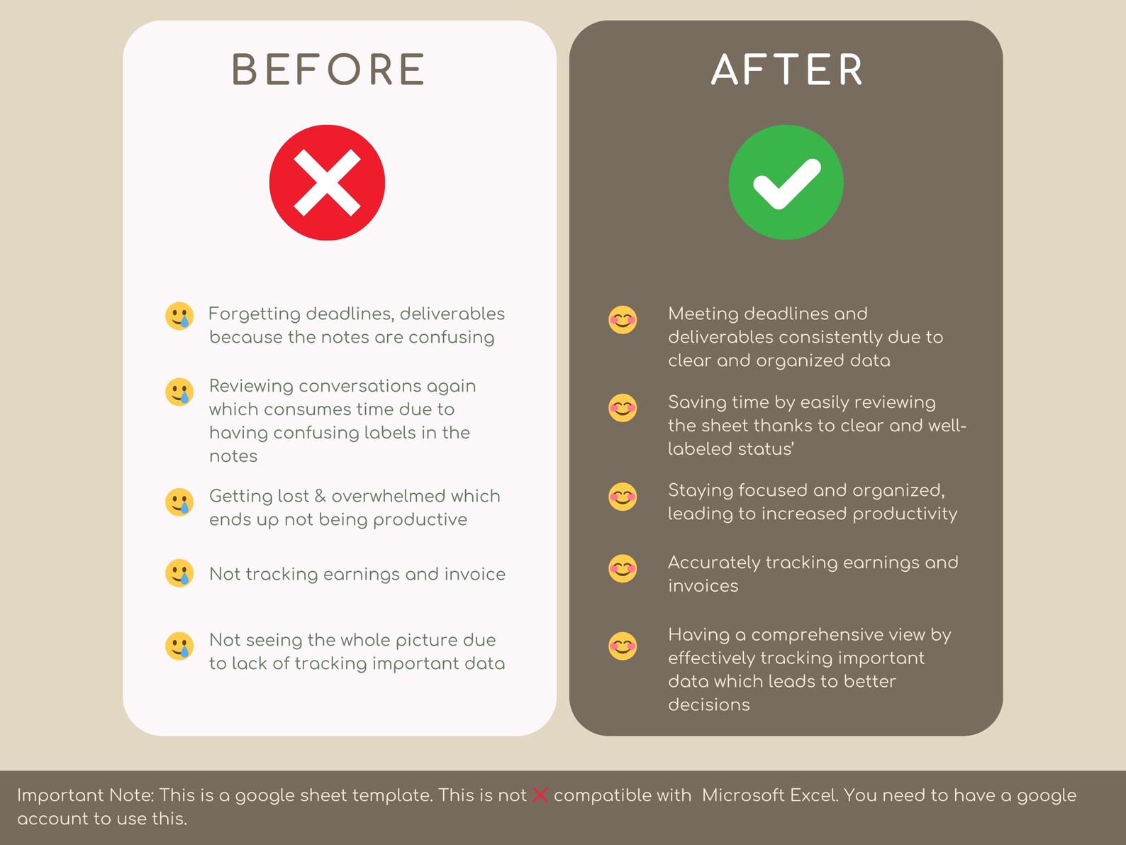 Influencer Collab Google Sheet Tracker, Spreadsheet Tracker for UGC ...