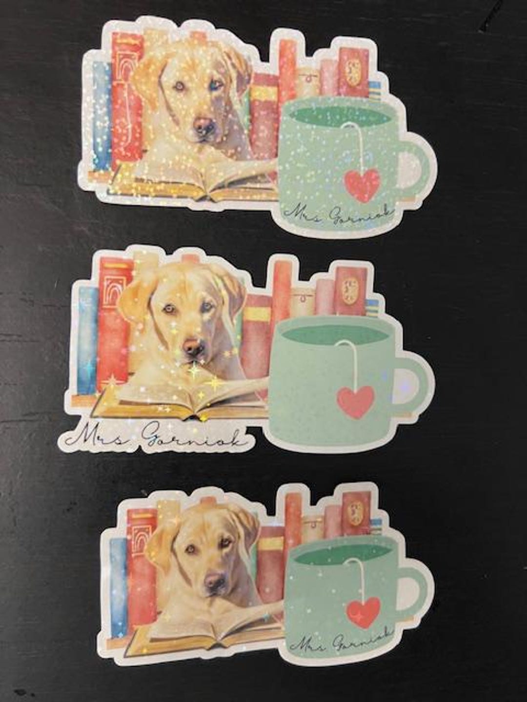 Dog Magnetic Bookmark or Sticker Personalizable - Etsy