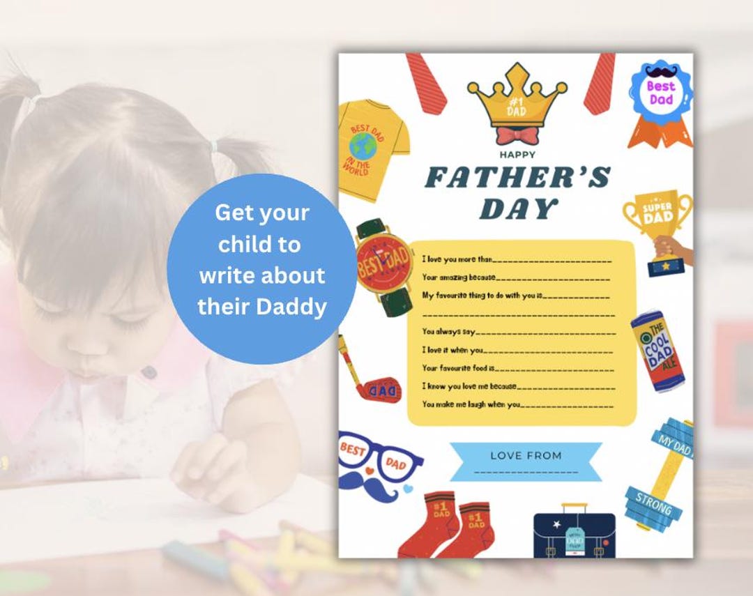 All About Dad Printable Gifts for Dad, Printable for Father's Day ...