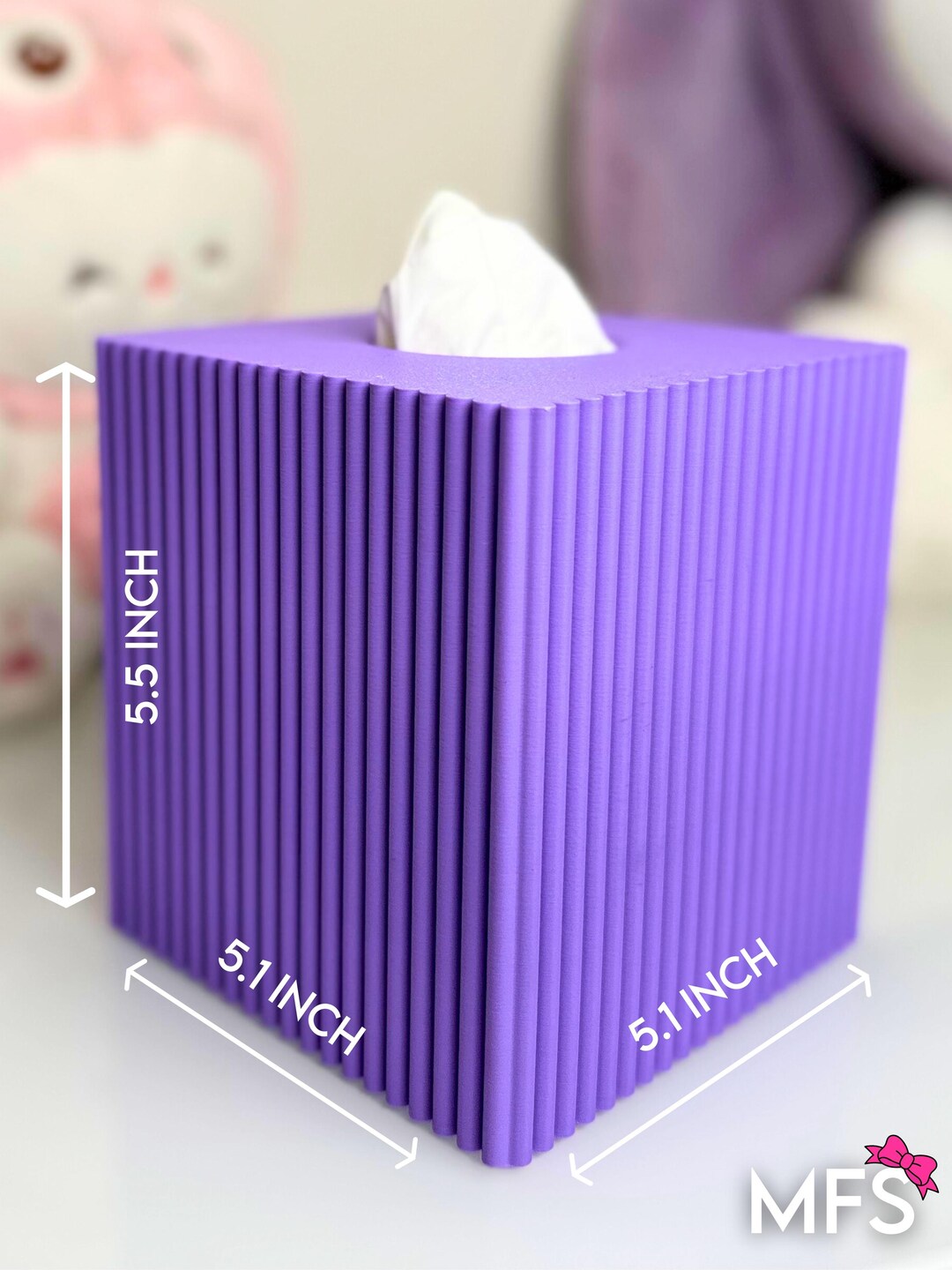 Modern Nursery Tissue Box Cover: Baby Room Decor, 3D Printed Home ...