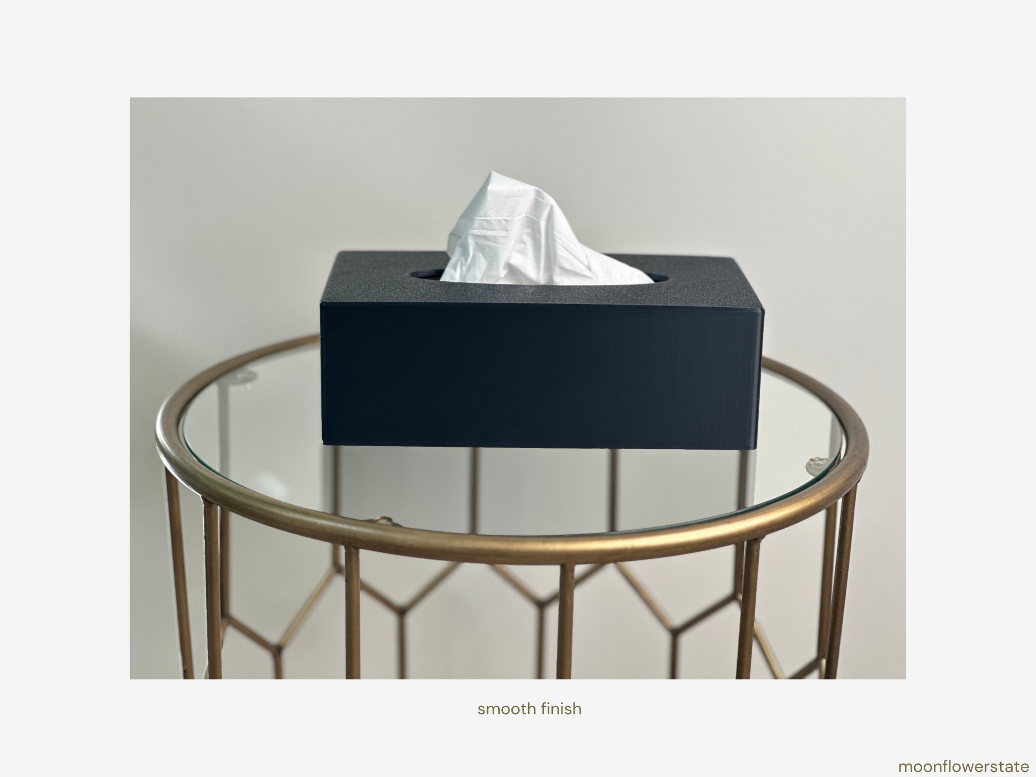 Tissue Box Cover- Sleek & Modern Design Unique Home Decor, Minimalistic ...