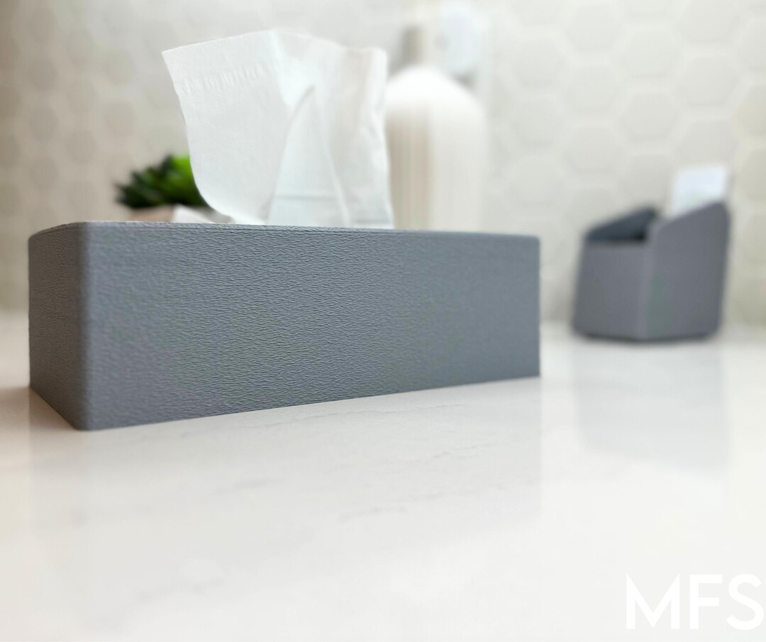 Tissue Box Cover- Sleek & Modern Design Unique Home Decor, Minimalistic ...