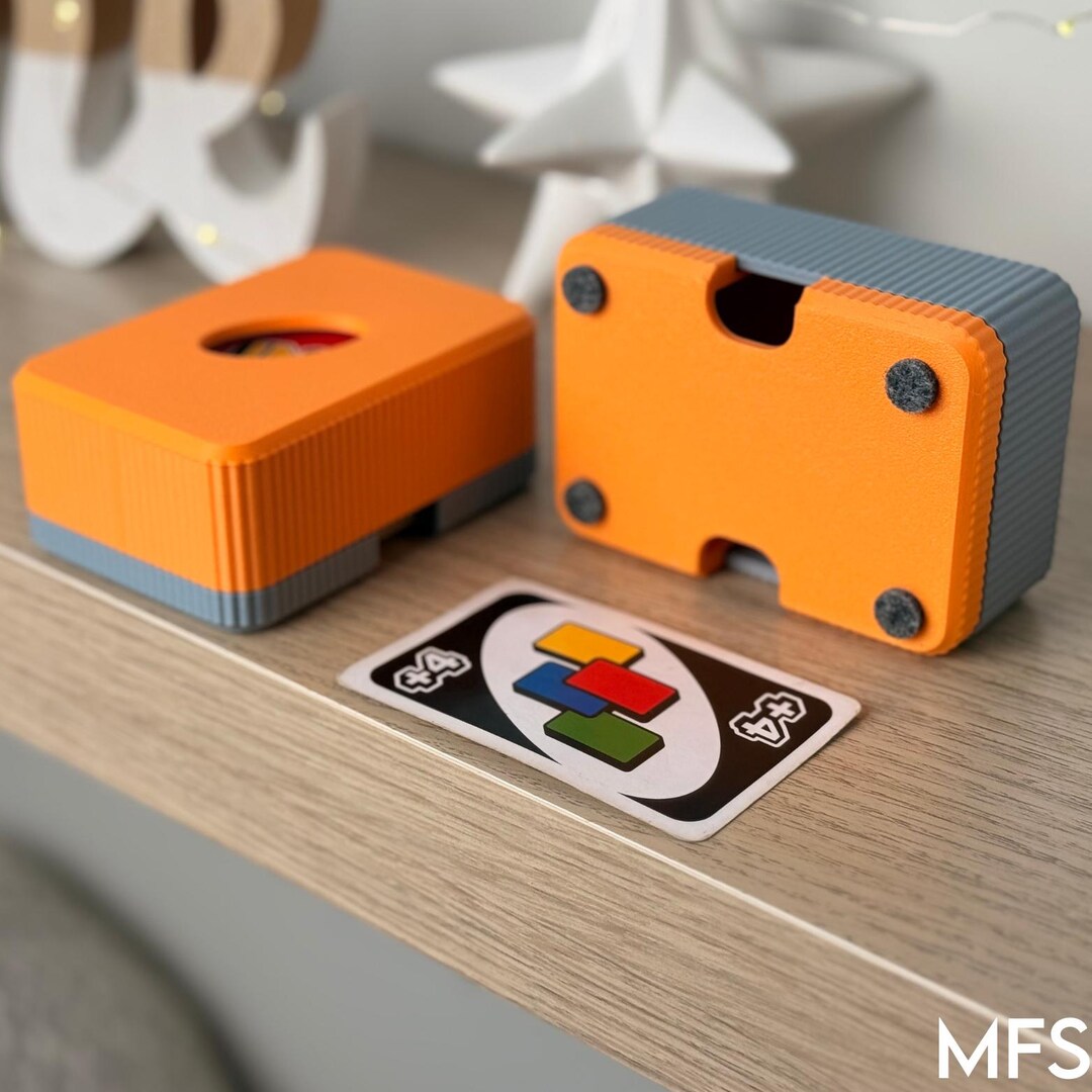 UNO Card Holder | UNO Card Storage Box | Game Card Organizer | Felt ...