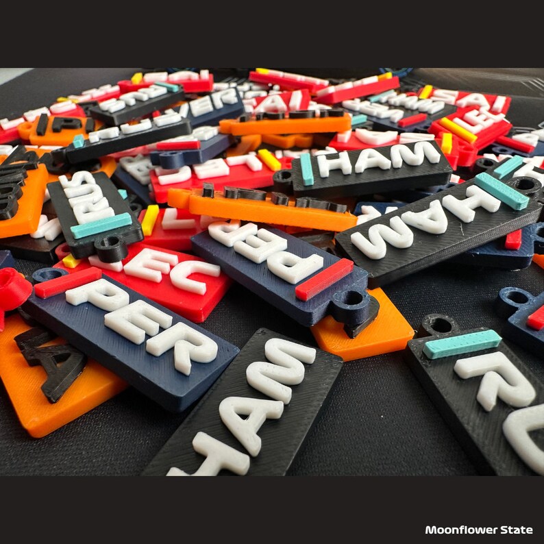 3D Printed Formula 1 Keychain Custom F1 Car Key Tag, Unique Gift for ...