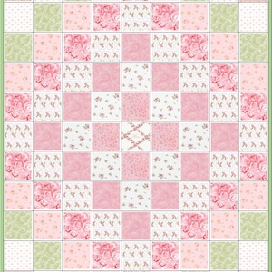 True Romance~precut Quilt Kit~oodles of Roses~fabric~qk#742 - Etsy