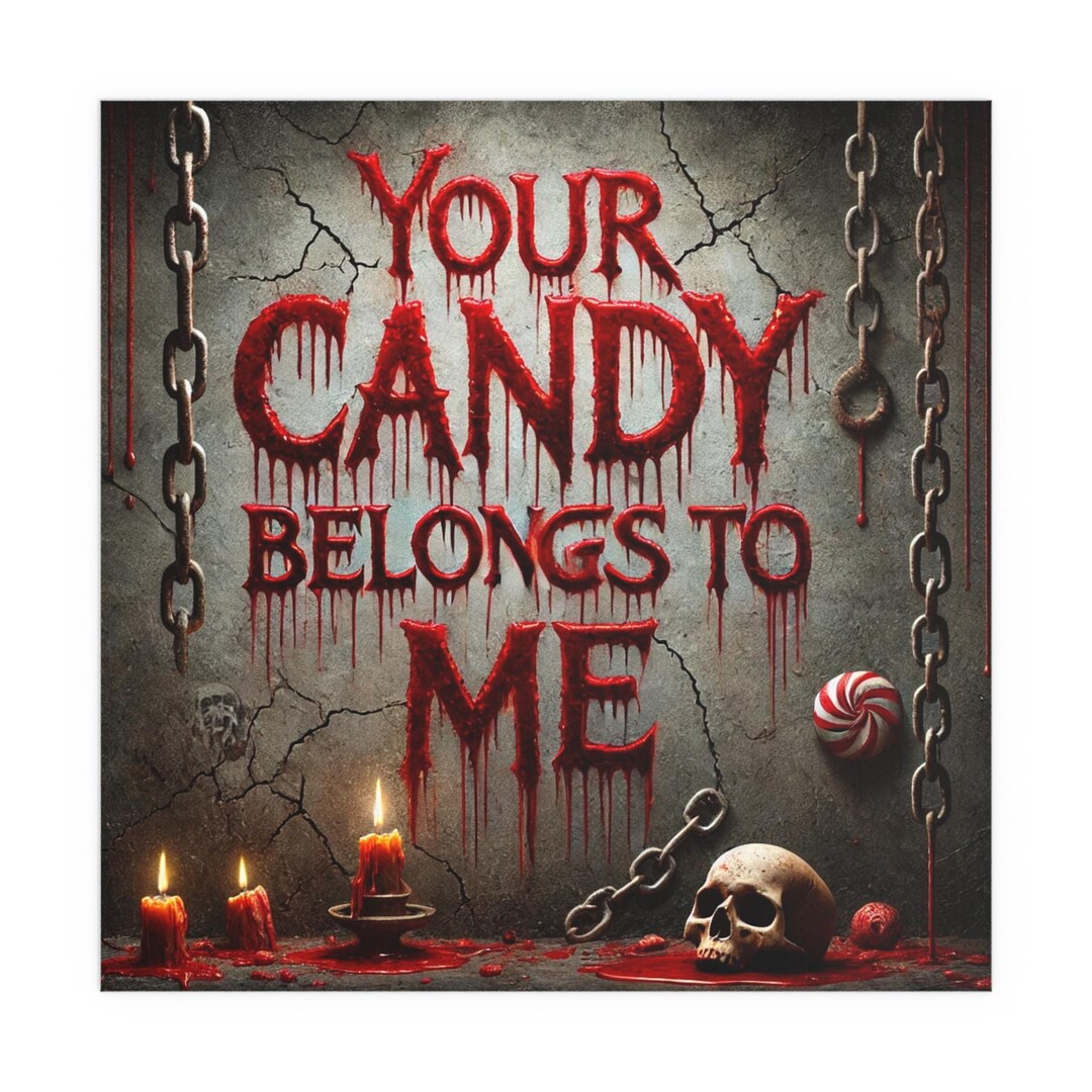 Beware the Candy Curse Silk Poster - Etsy