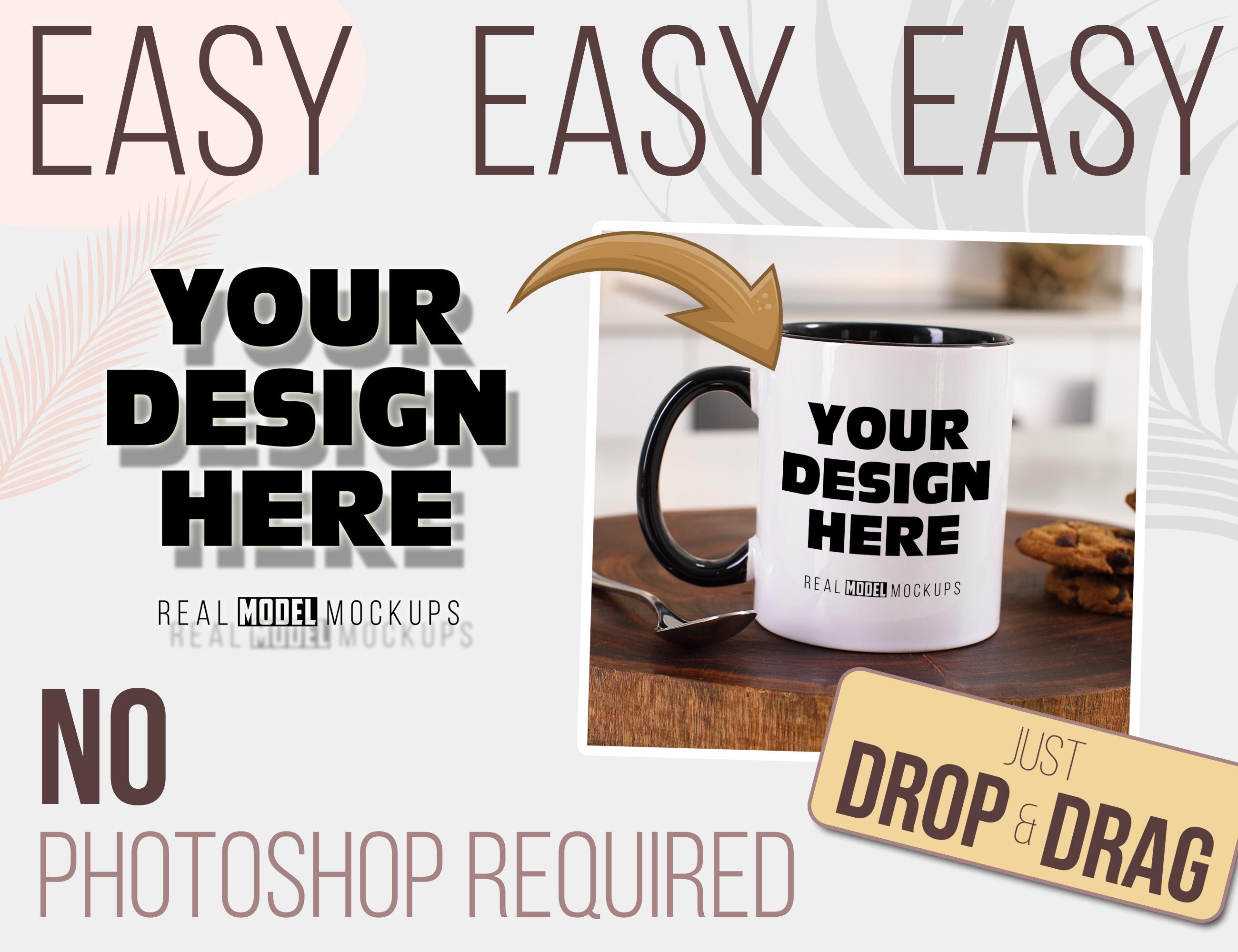 Mug Mockup Smart Object Bundle | Whole Shop 15oz 11oz Two Tone Accent ...