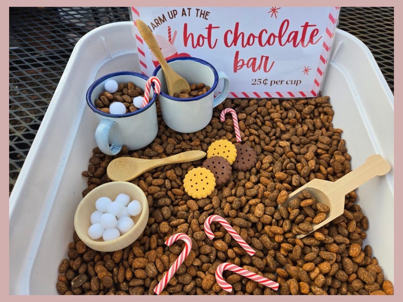 Hot Chocolate Sensory Bin - Hot Cocoa - Sensory Play - Sensory Kit ...