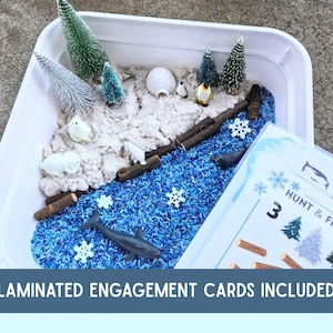 Arctic Animals Sensory Bin - Winter Sensory - Sensory Play - Sensory ...