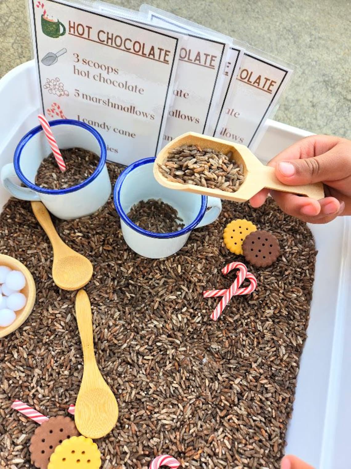 Hot Chocolate Sensory Bin - Hot Cocoa - Sensory Play - Sensory Kit ...