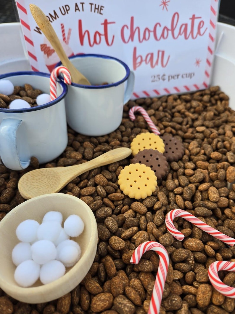 Hot Chocolate Sensory Bin - Hot Cocoa - Sensory Play - Sensory Kit ...