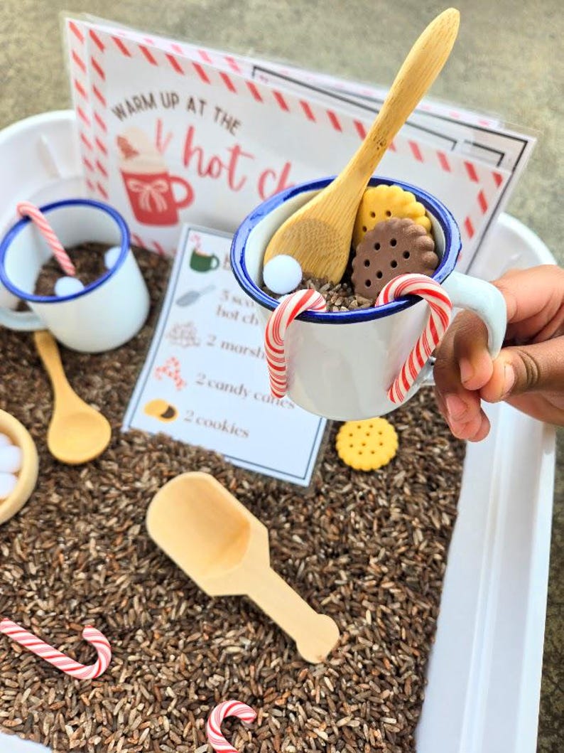 Hot Chocolate Sensory Bin - Hot Cocoa - Sensory Play - Sensory Kit ...