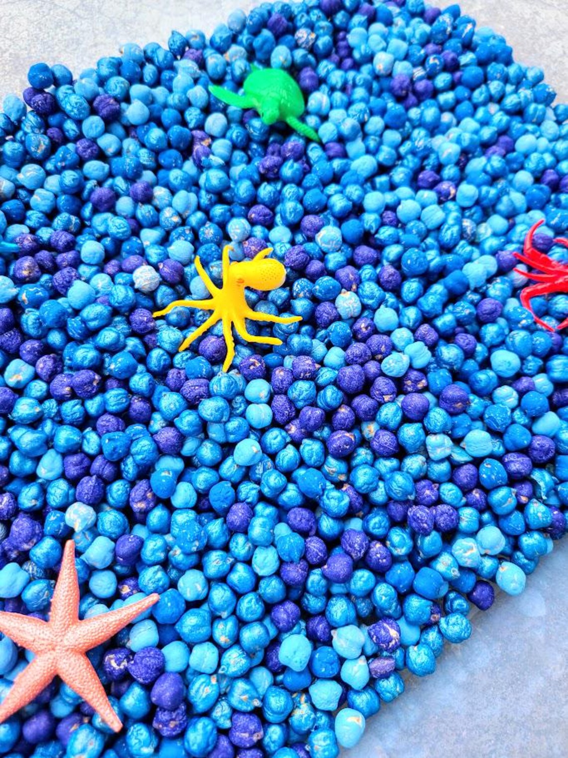 Ocean Sensory Bin Filler - Deep Blue Sea - Sensory Play - Sensory ...