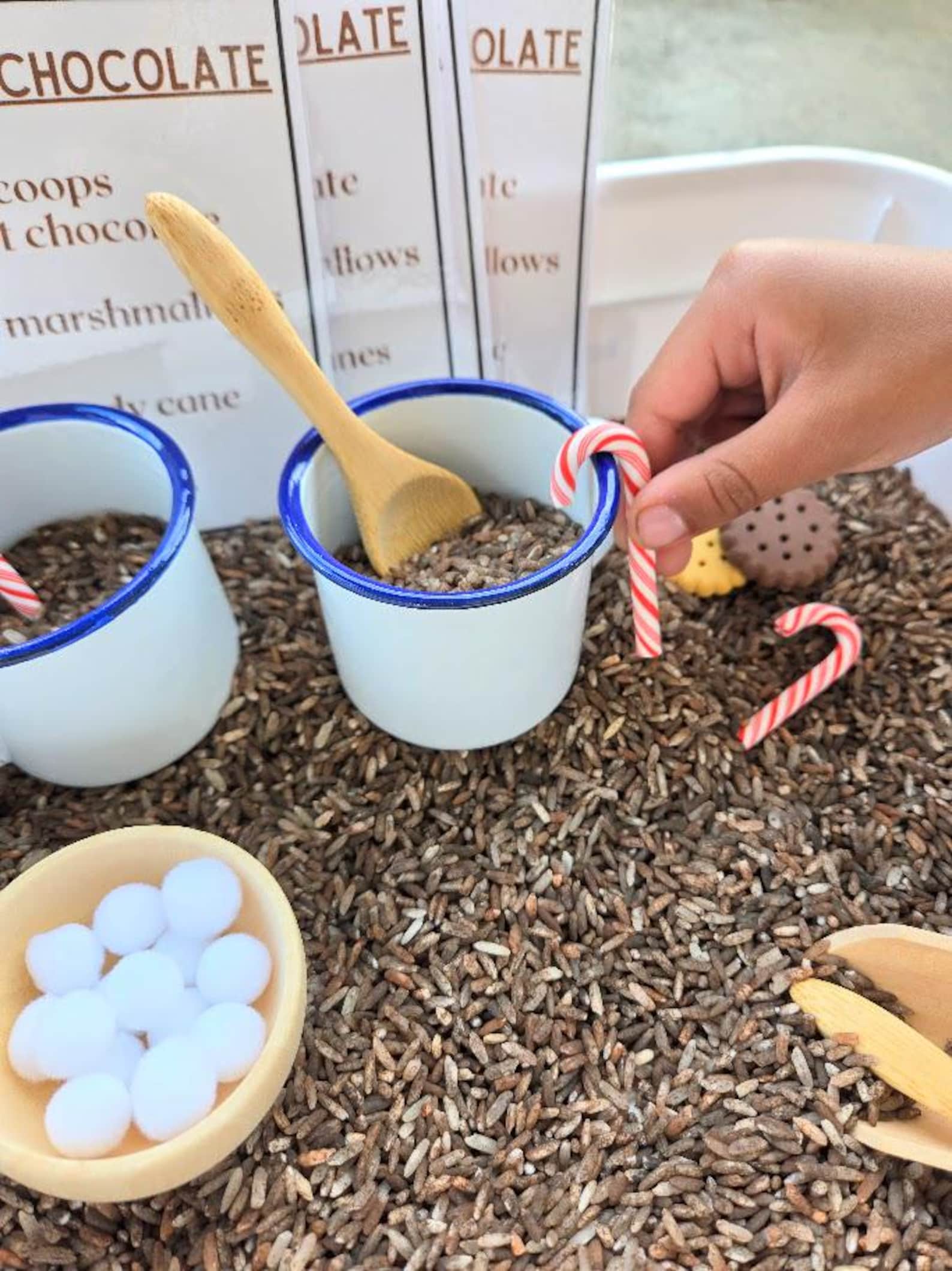 Hot Chocolate Sensory Bin - Hot Cocoa - Sensory Play - Sensory Kit ...
