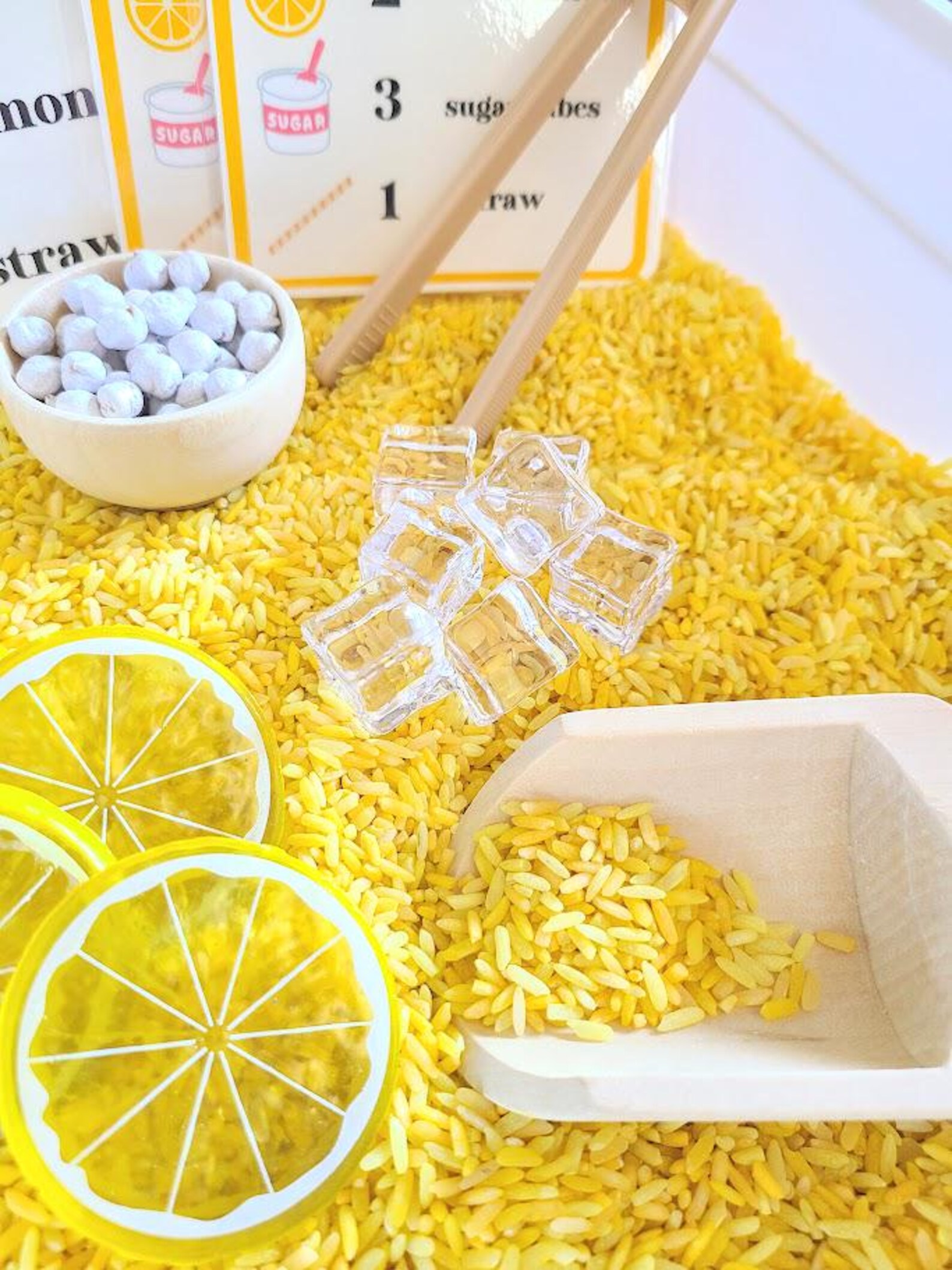 Lemonade Stand Sensory Bin - Lemonade - Sensory Play - Sensory Kit ...