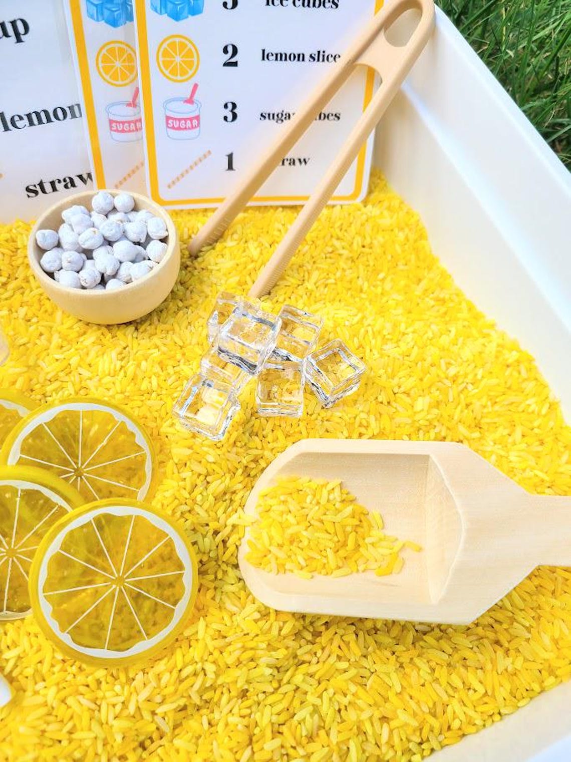 Lemonade Stand Sensory Bin - Lemonade - Sensory Play - Sensory Kit ...