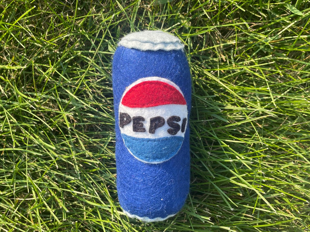 Pepsi Soda Tall Can Plush Toy Felt Fabric Art - Etsy