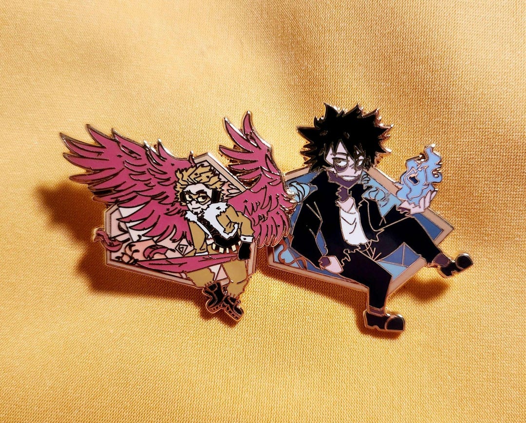 My Hero Academia Dabi Hawks Enamel Pin - Etsy Australia