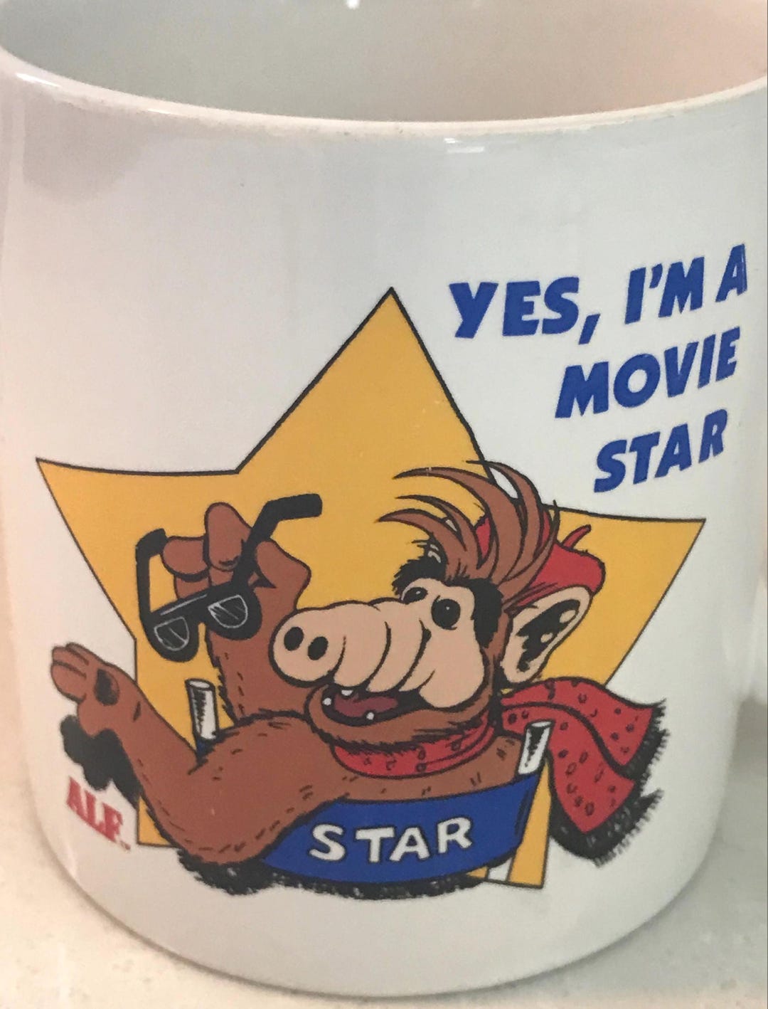 Vintage ALF Mug ‘yes, I’m a Movie Star’ C.1987 - Etsy