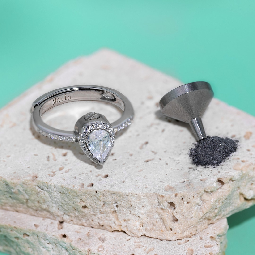 Urn Ring | Ashes Jewelry | Cremation Ring | Memorial Jewelry | Grief ...