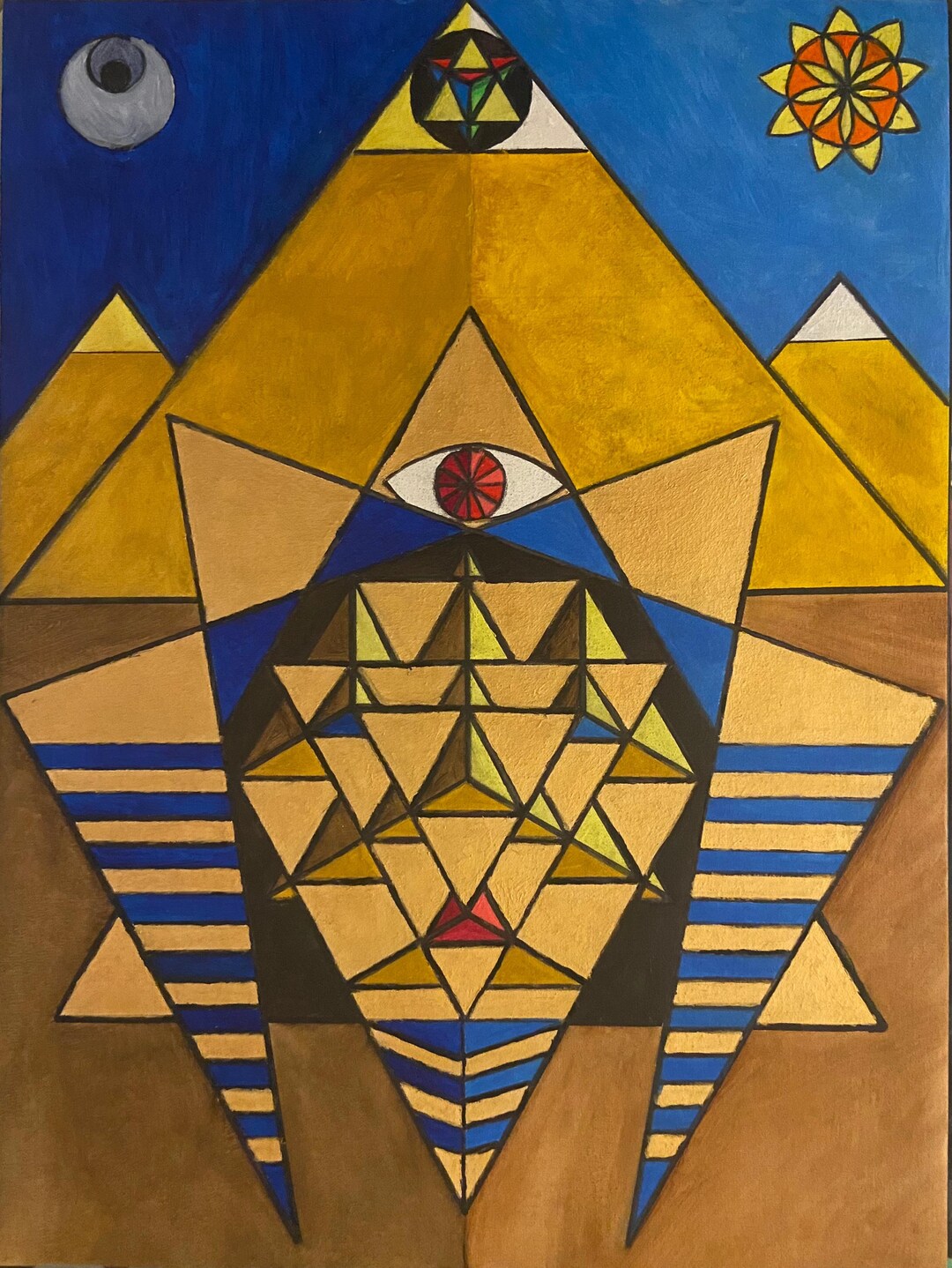 Osiris Sacred Geometry Art Print - Etsy