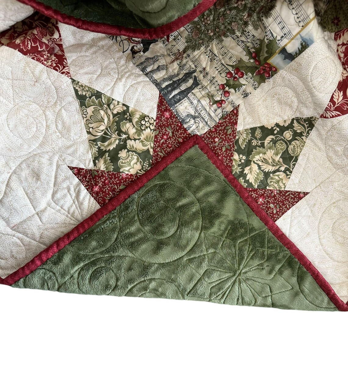 Handmade Holiday Quilt - Etsy